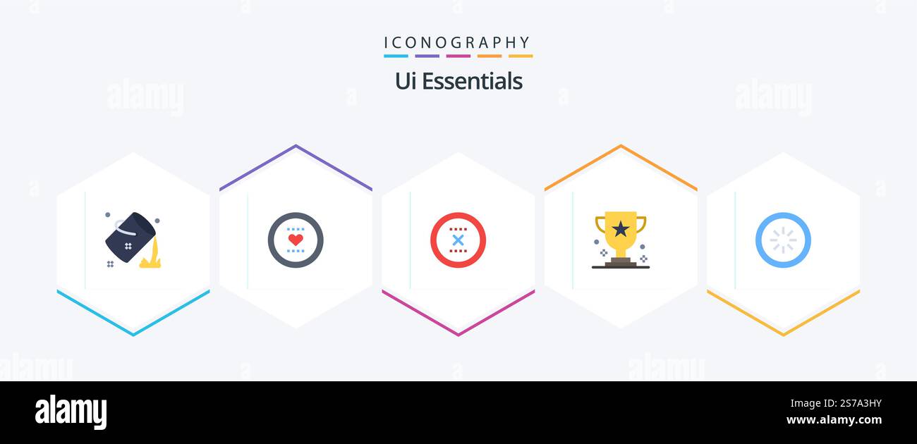 Ui Essentials 25 Flat icon pack including game. award. love. interface ...