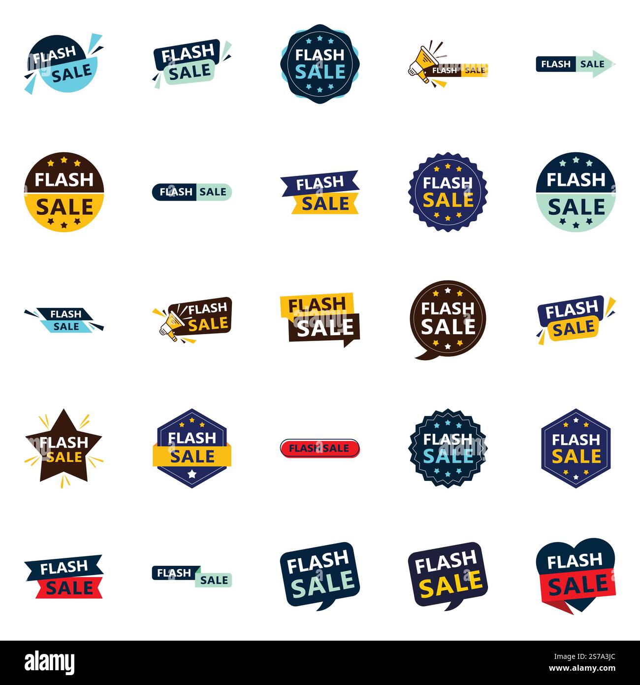The Flash Sale Vector Collection 25 Flexible Designs for Marketing and ...