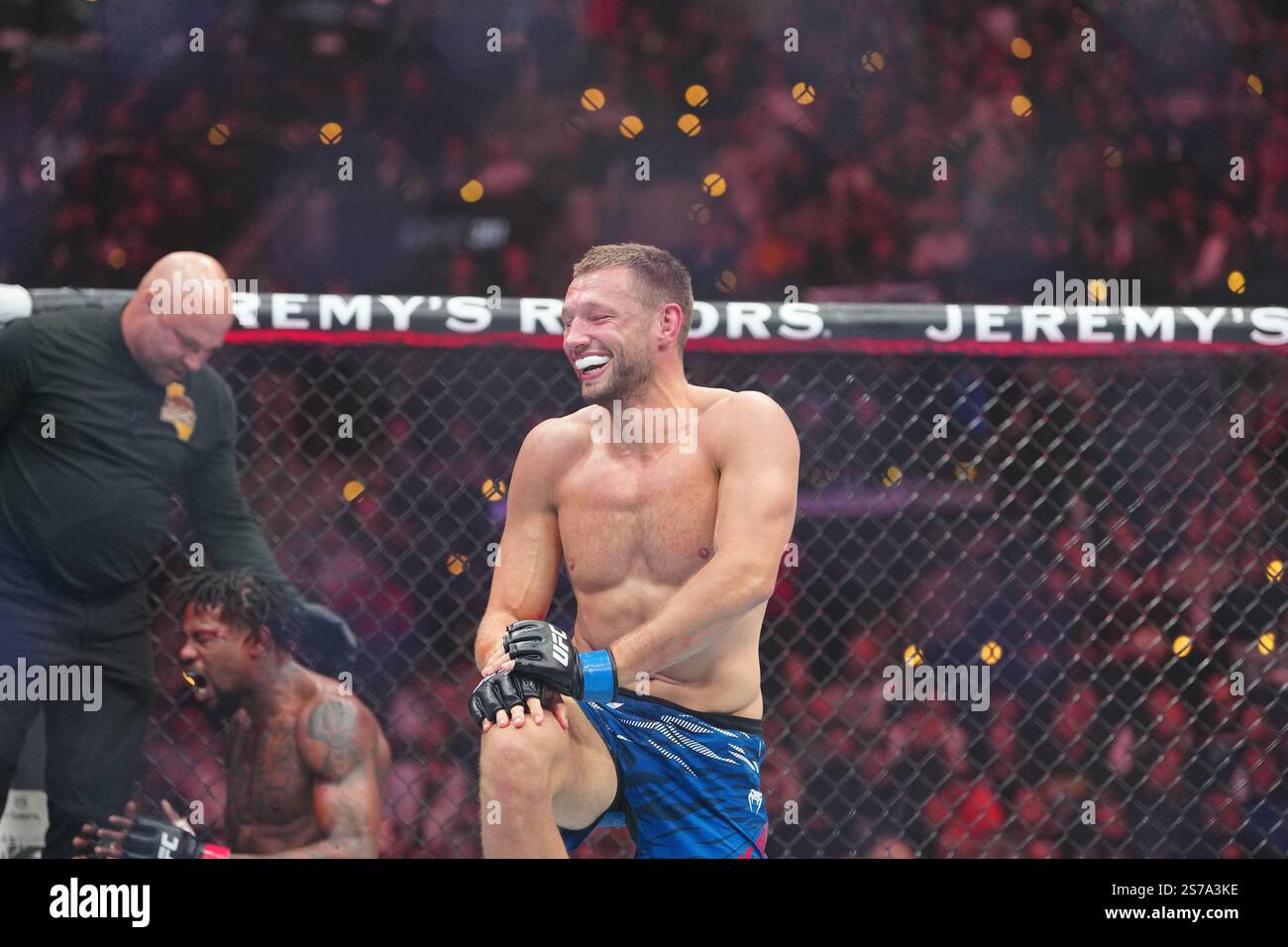 LOS ANGELES, CA - JANUARY 18: Kevin Holland and Reiner de Ridder meet ...