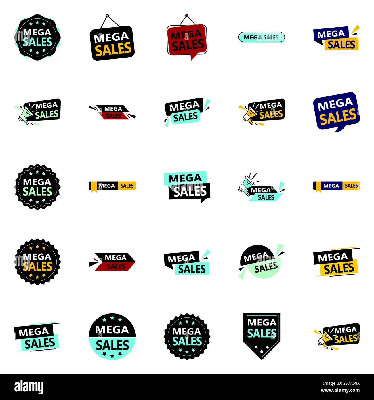 Mega Sale 25 Impactful Vector Designs to Make Your Advertising ...