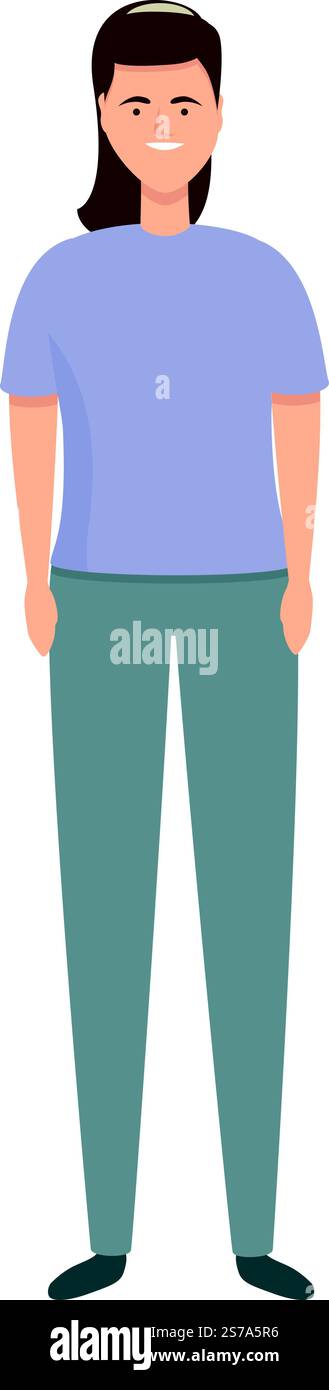 Woman driver icon cartoon vector. Trucker worker. Cargo mechanic. Woman ...