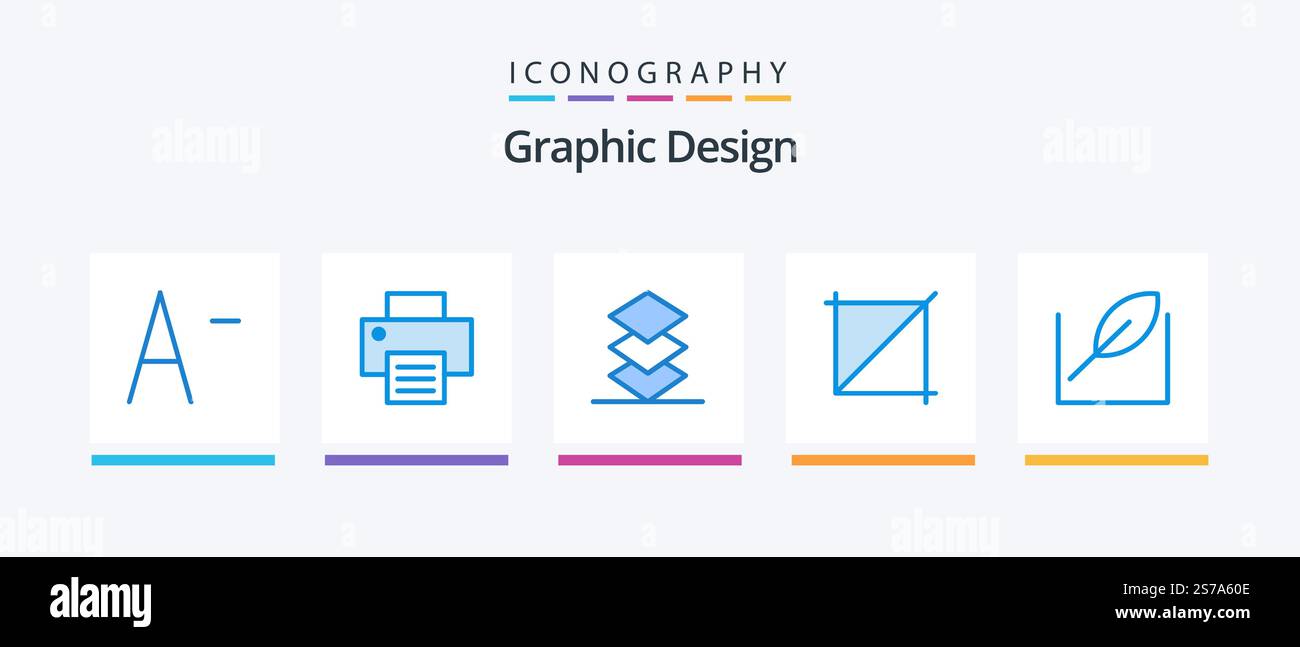 Design Blue 5 Icon Pack Including . crop. green. Creative Icons Design Stock Vector Image & Art ...