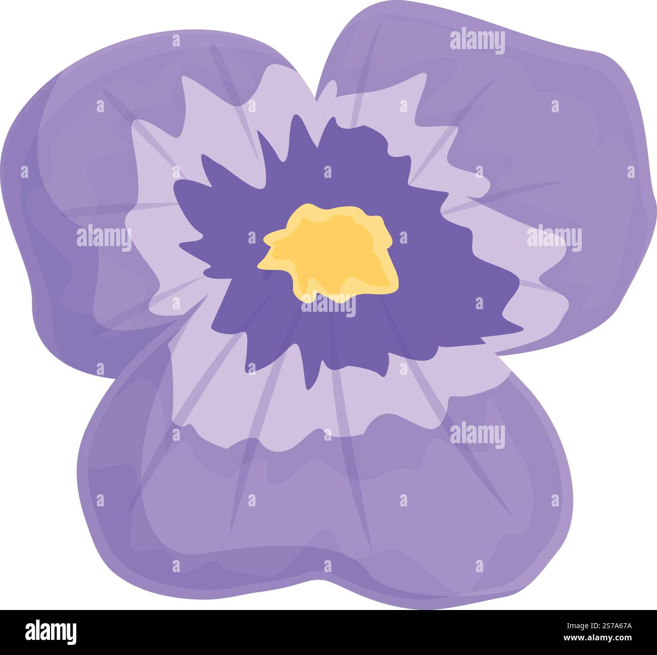 Wild flower icon cartoon vector. Floral corner. Spring label. Wild ...