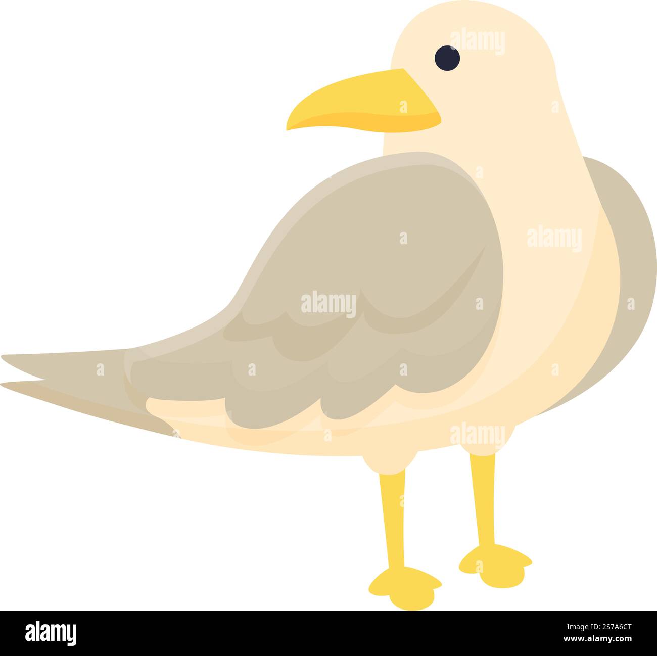 Beach bird icon cartoon vector. Sea fly. Ocean pet. Beach bird icon ...