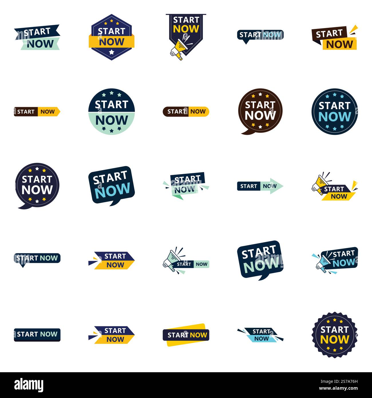 25 High quality Typographic Designs for a premium call to action Start ...
