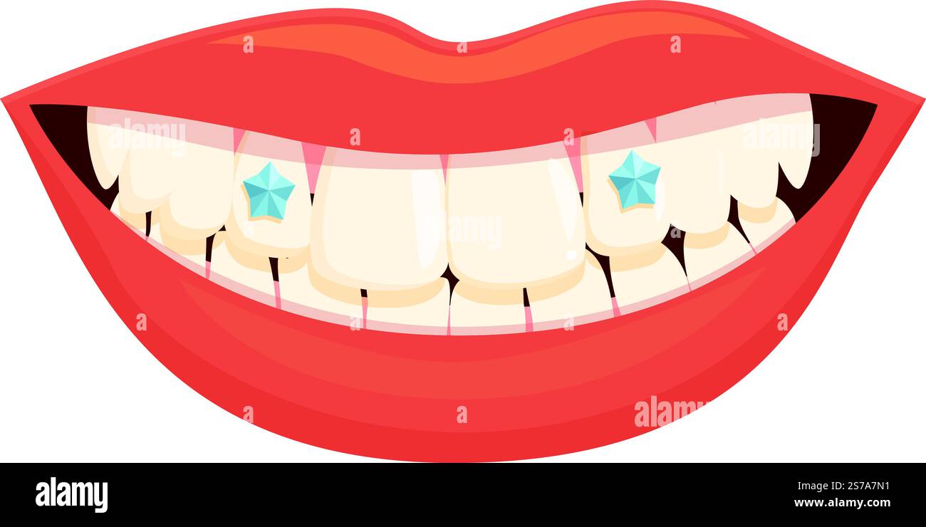 Care tooth gem icon cartoon vector. Dental health. Clean dent. Care ...