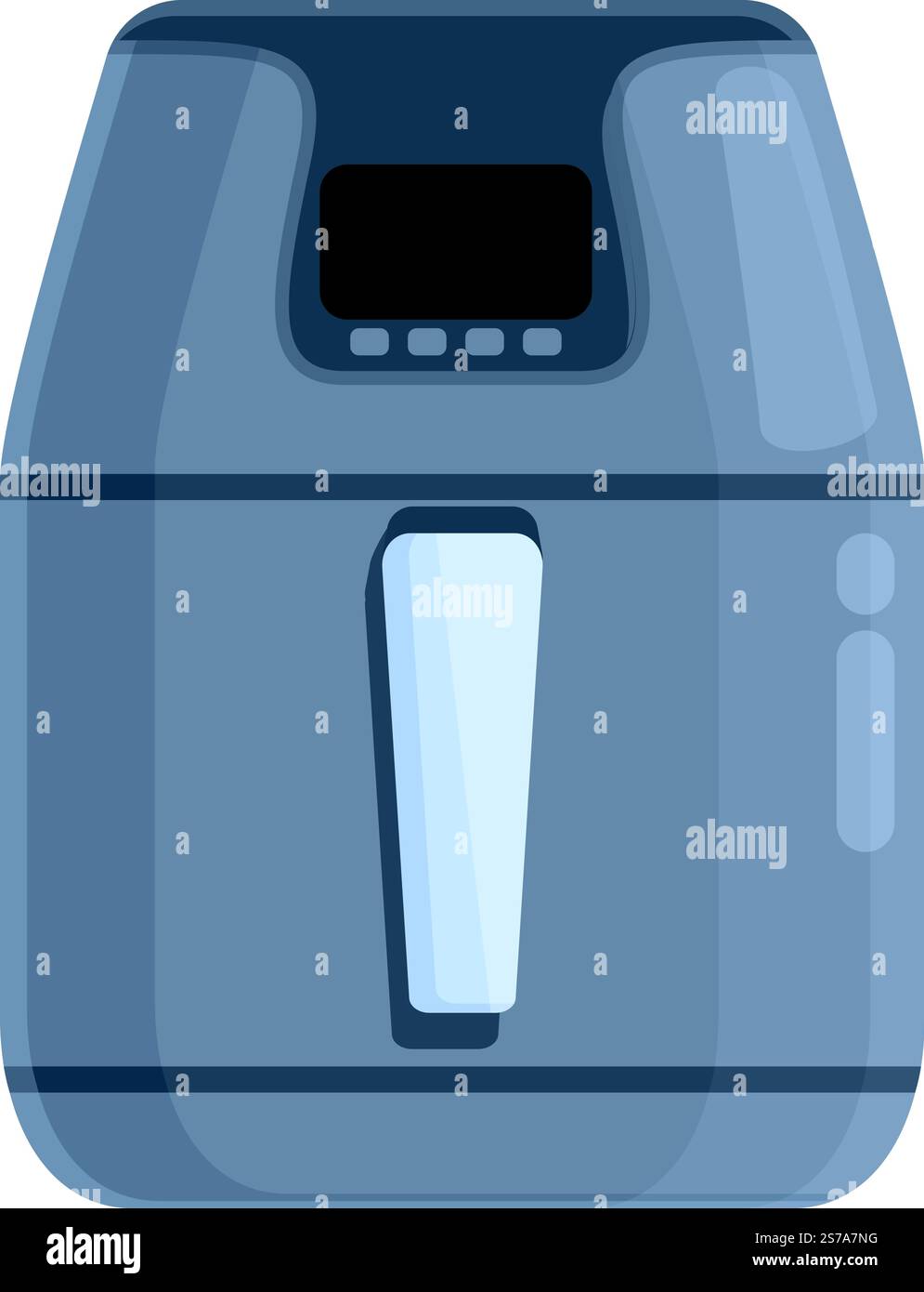 Air fryer design icon cartoon vector. Cook food. Cooking machine. Air ...