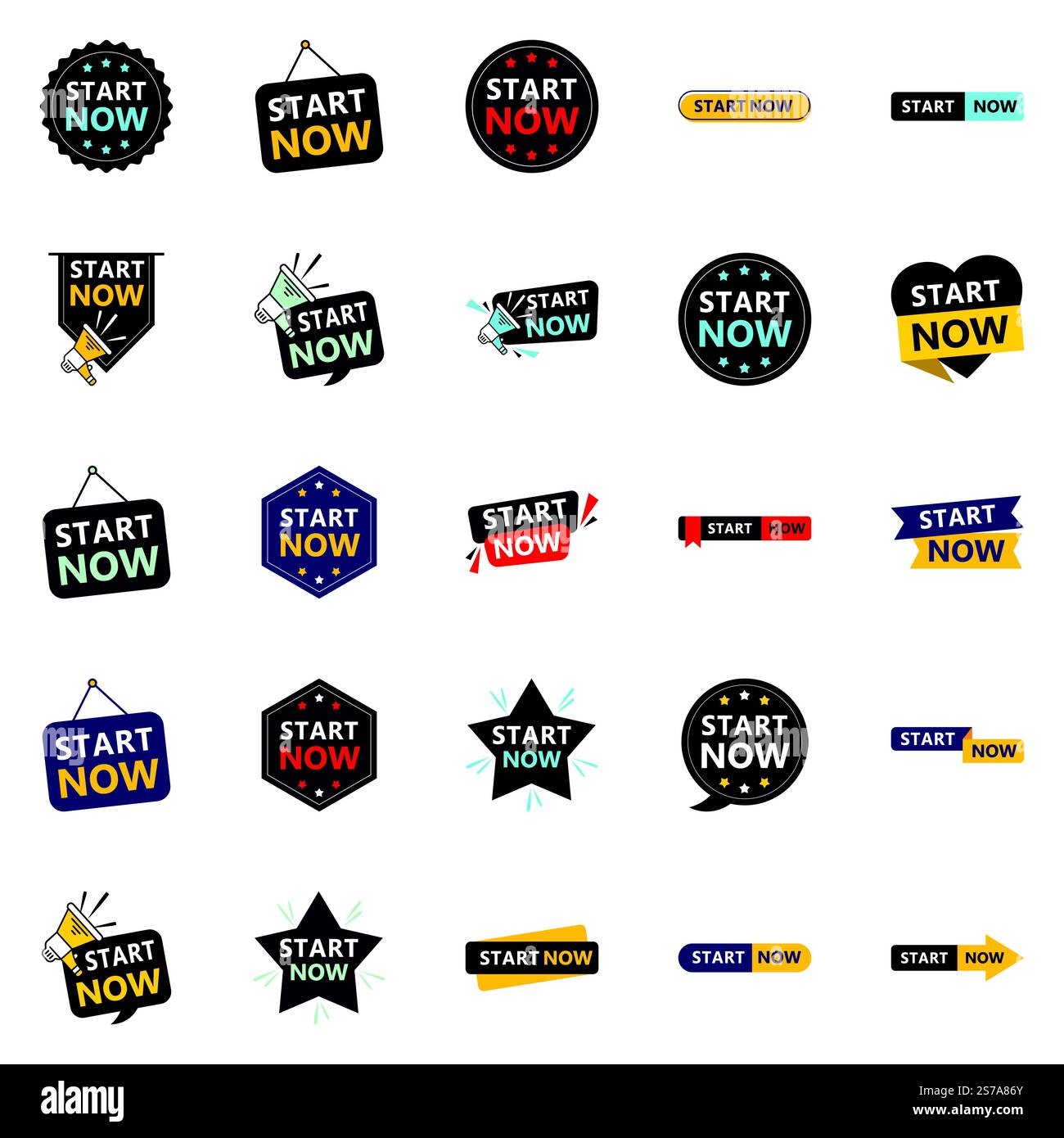 25 Professional Typographic Designs for encouraging starting Start Now ...