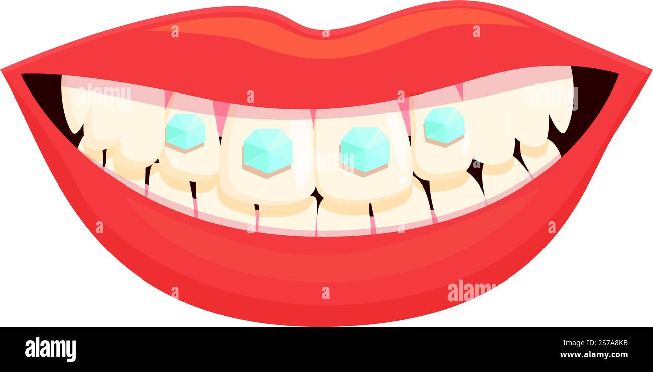 Doctor clean smile icon cartoon vector. Tooth gem. Dentist woman ...