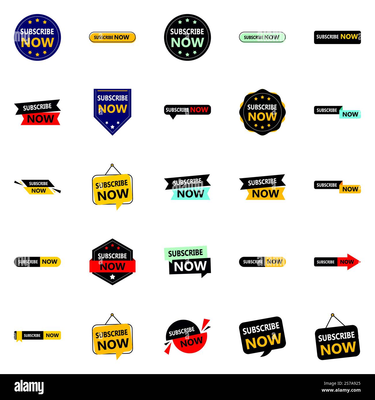 25 High-Converting Subscribe Now Banners for Online Stores Stock Vector ...