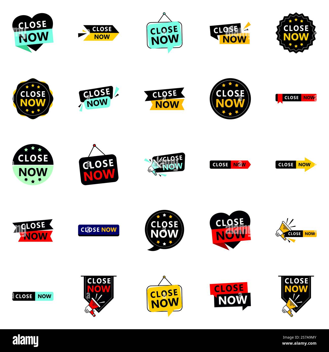 Close the Deal Before Time Runs Out Text Banners Pack of 25 Stock ...