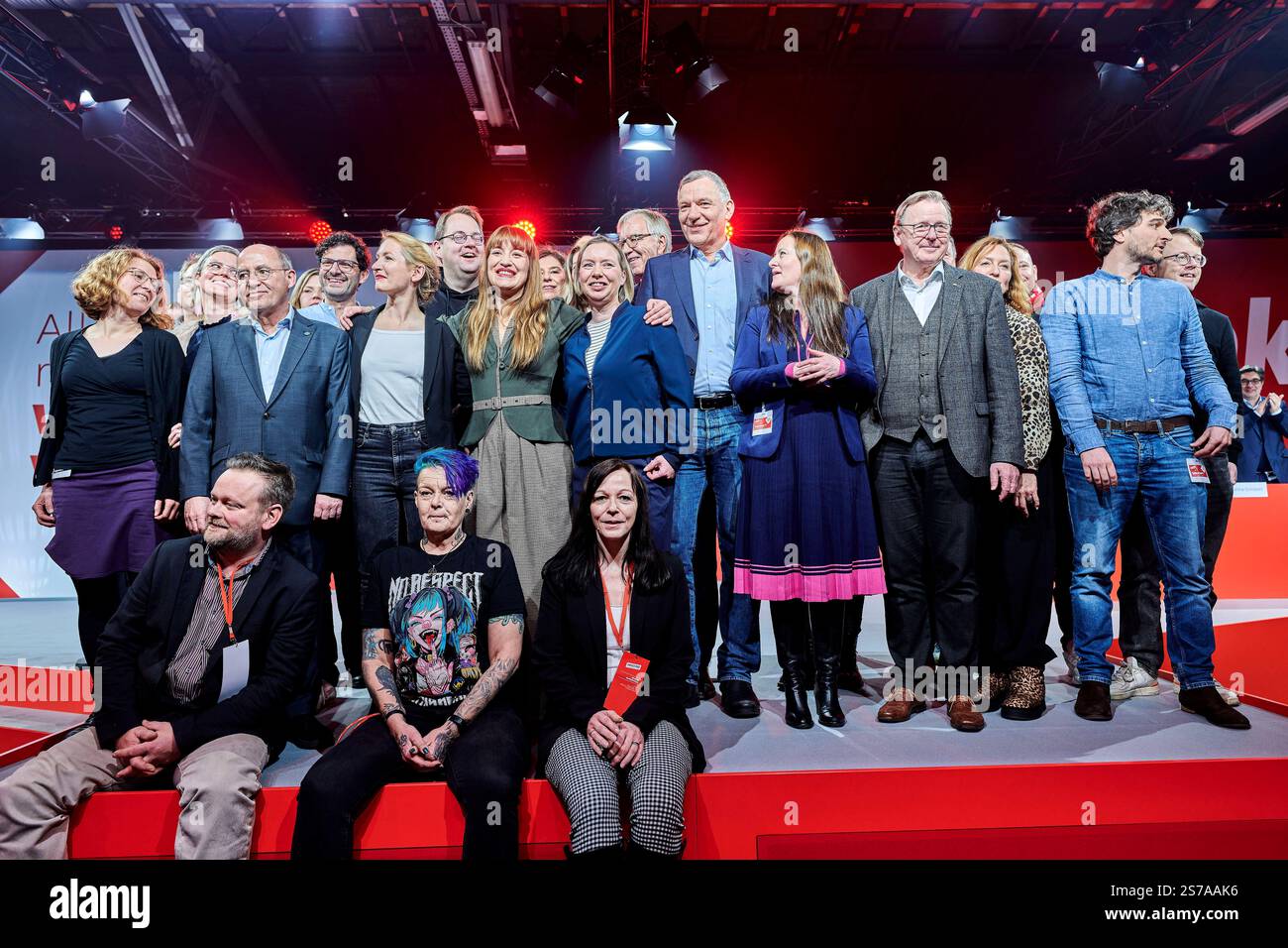Sonderparteitag Die Linke EUR, Deutschland, Berlin, 18.01.2025 ...