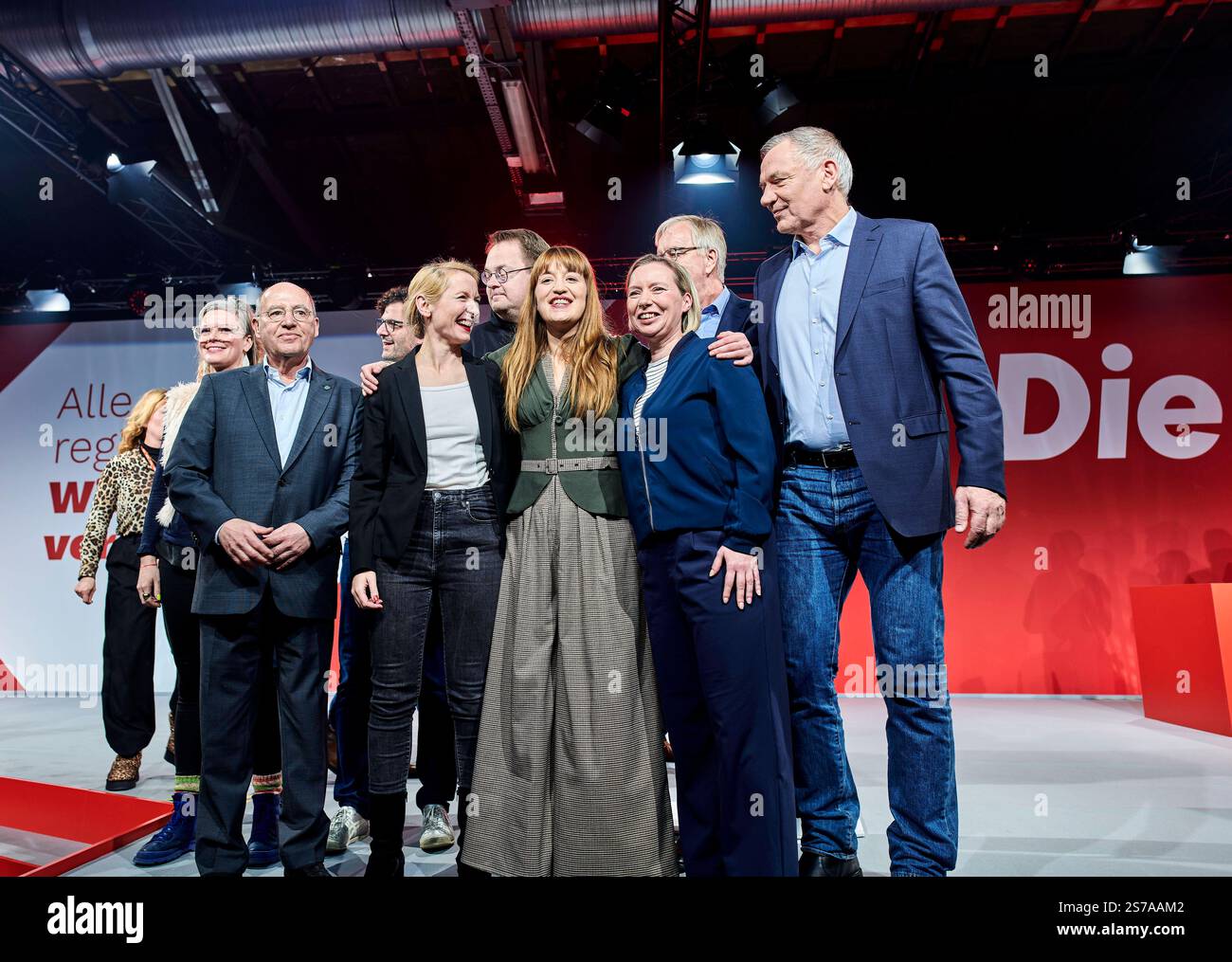 Sonderparteitag Die Linke EUR, Deutschland, Berlin, 18.01.2025 ...