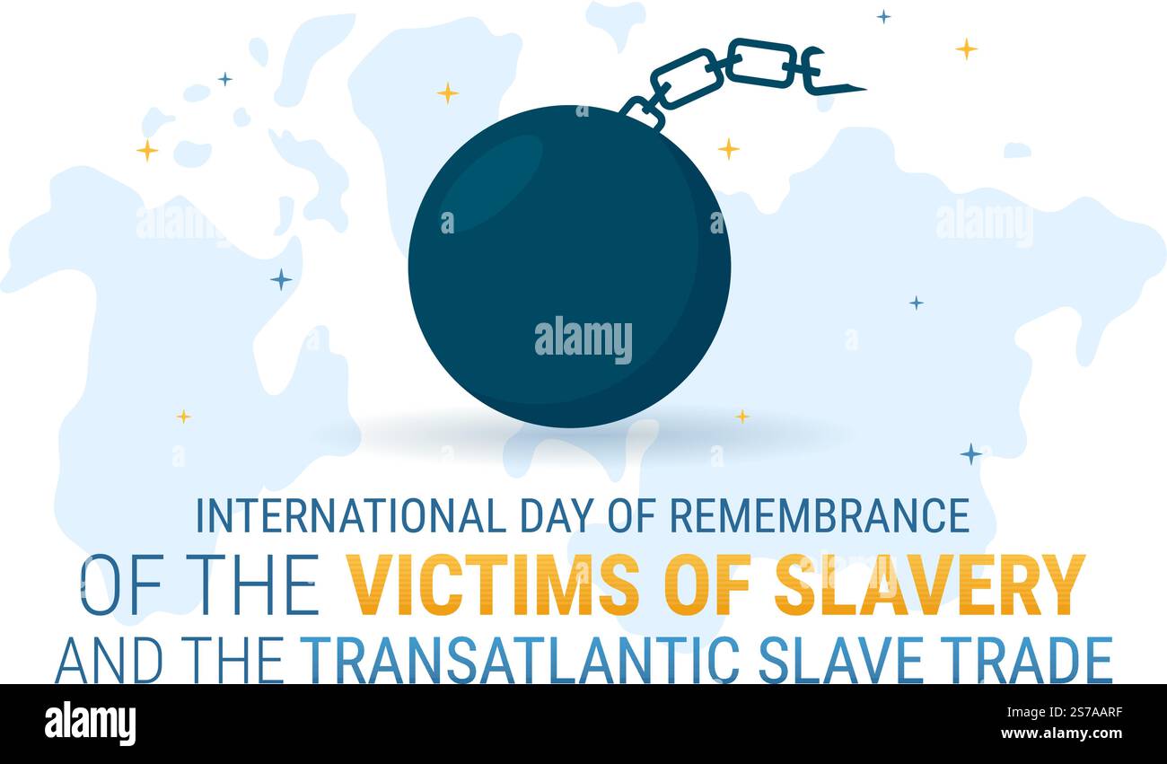 International Day of Remembrance of the Victims of Slavery and Transatlantic Slave Trade Hand ...