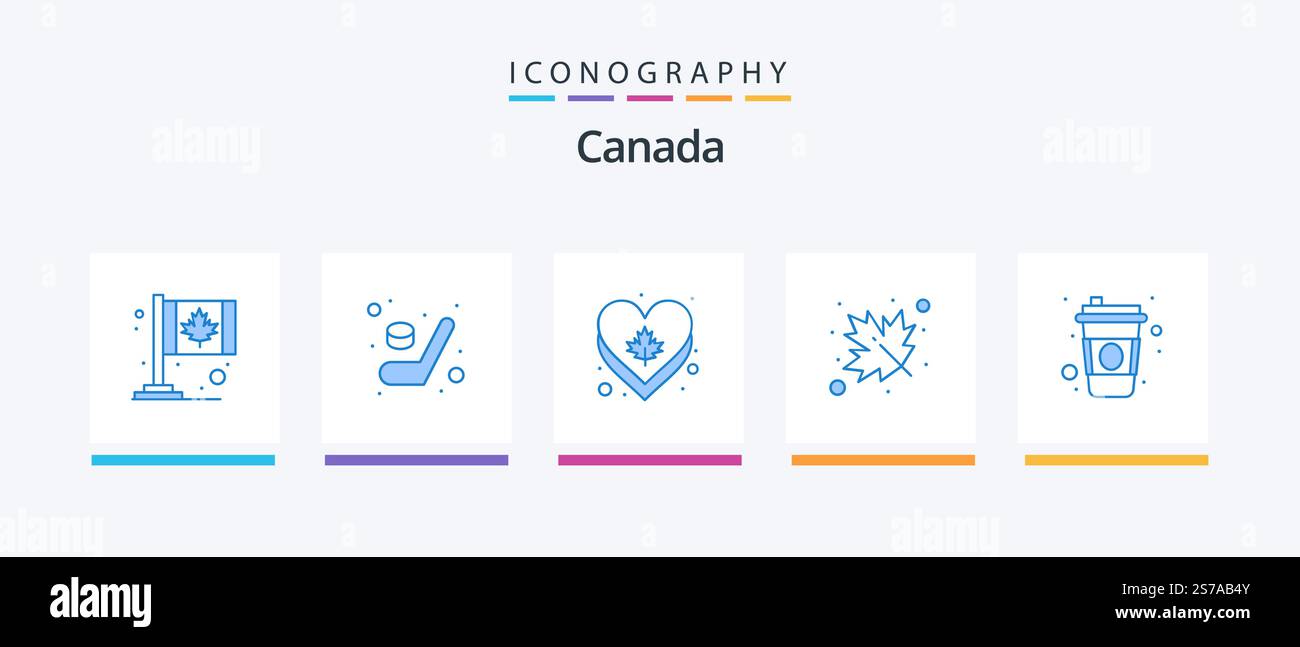 Canada Blue 5 Icon Pack Including scandinavia. canada. maple. canada ...