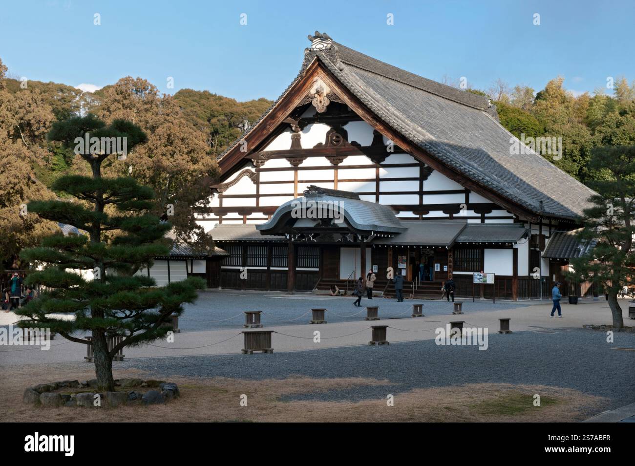 Tofukuji Kuri, main entrance building to the Hojo abbot's quarters of ...