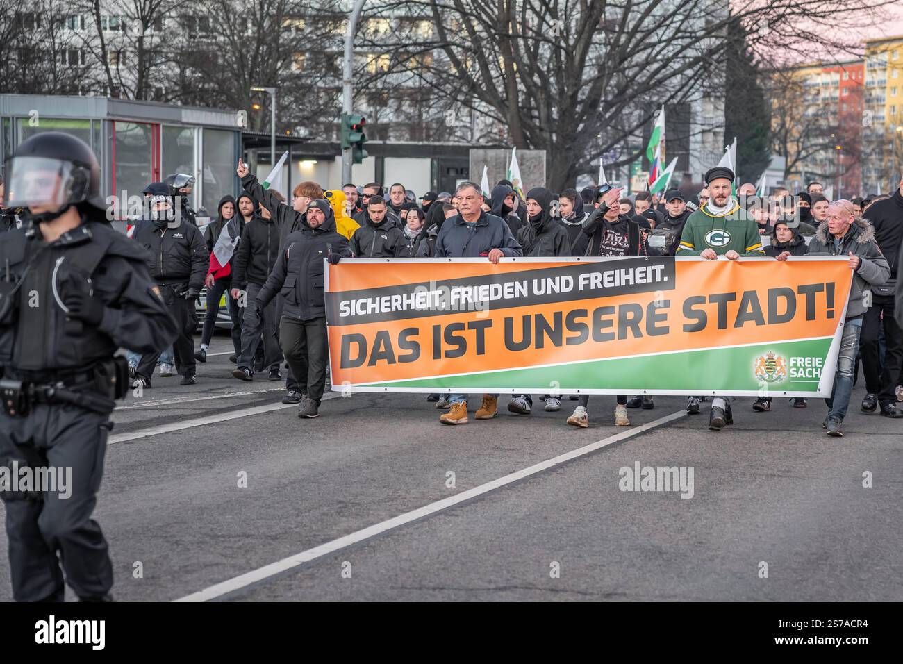 Chemnitz, Deutschland 18. Januar 2025: Die Eröffnung Chemnitz ...