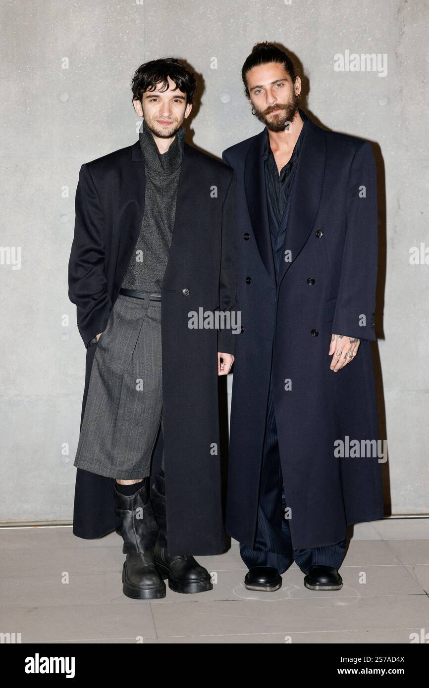 Milan, Italy. 18th Jan, 2025. Alessandro De Santis, Mario Lorenzo ...