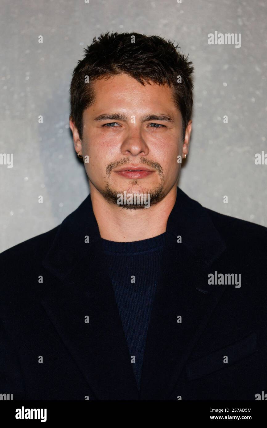 Milan, Italy. 18th Jan, 2025. Toby Wallace poses before the Emporio ...