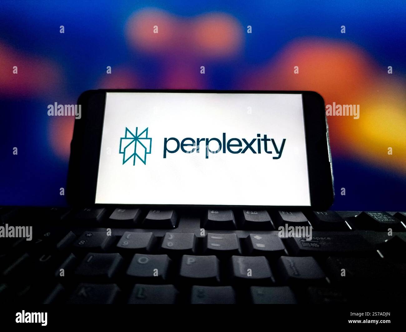 A illustration photo shows the logo of U.S. search engine startup ...