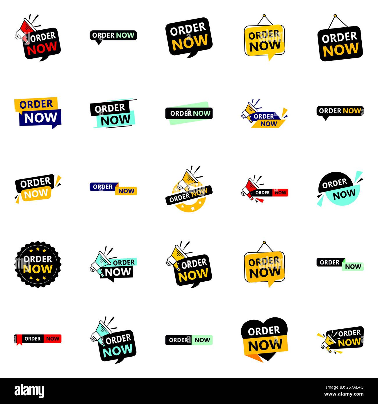25 Professional Order Now Banners to Elevate Your Brand Stock Vector ...
