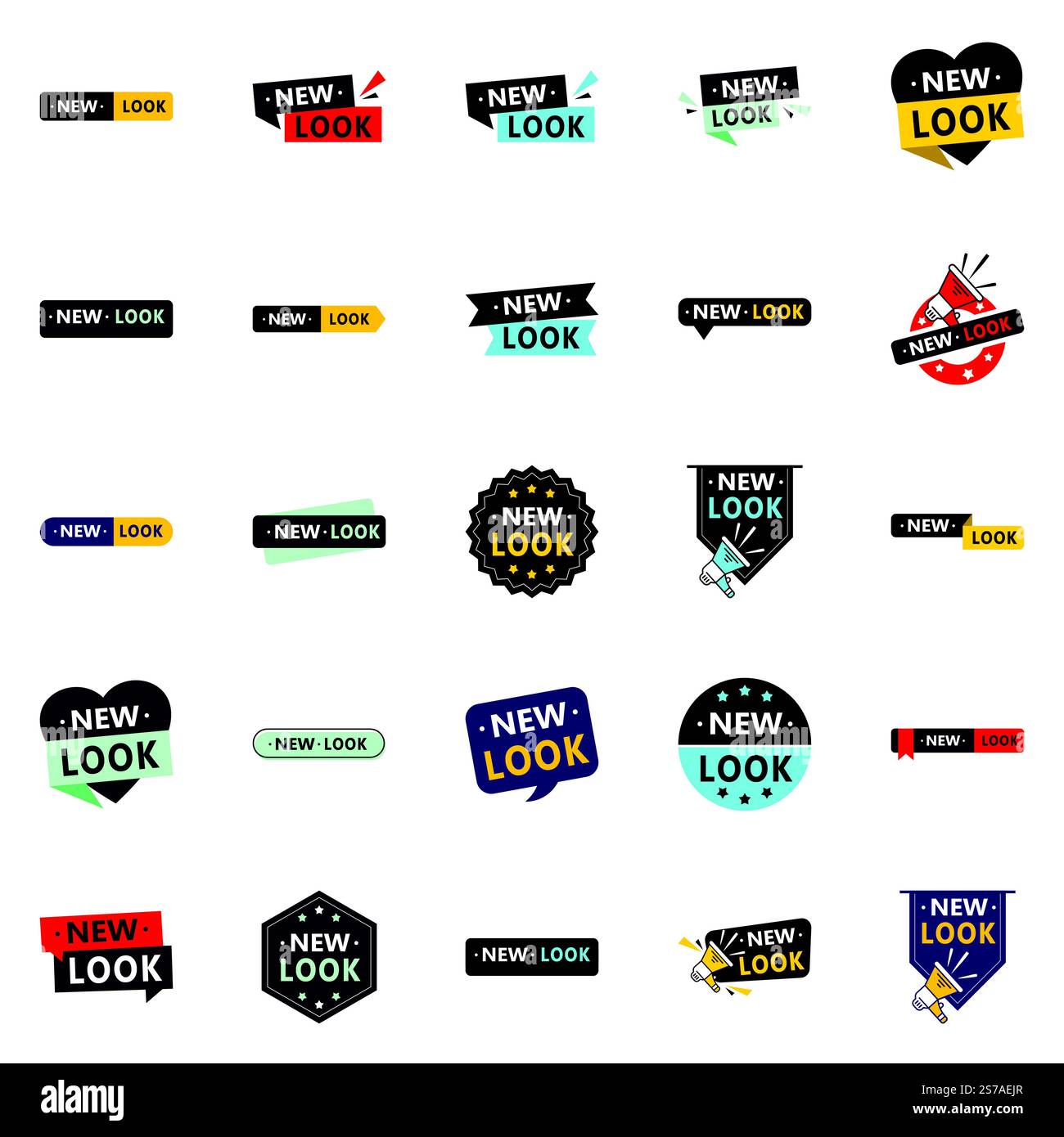 New Look 25 Innovative Vector Images for a fresh rebrand Stock Vector ...