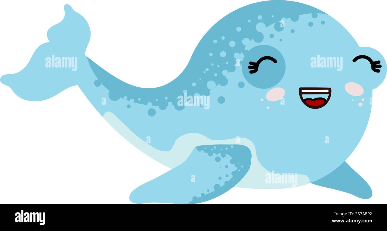 cute whale - vector illustration Stock Vector Image & Art - Alamy
