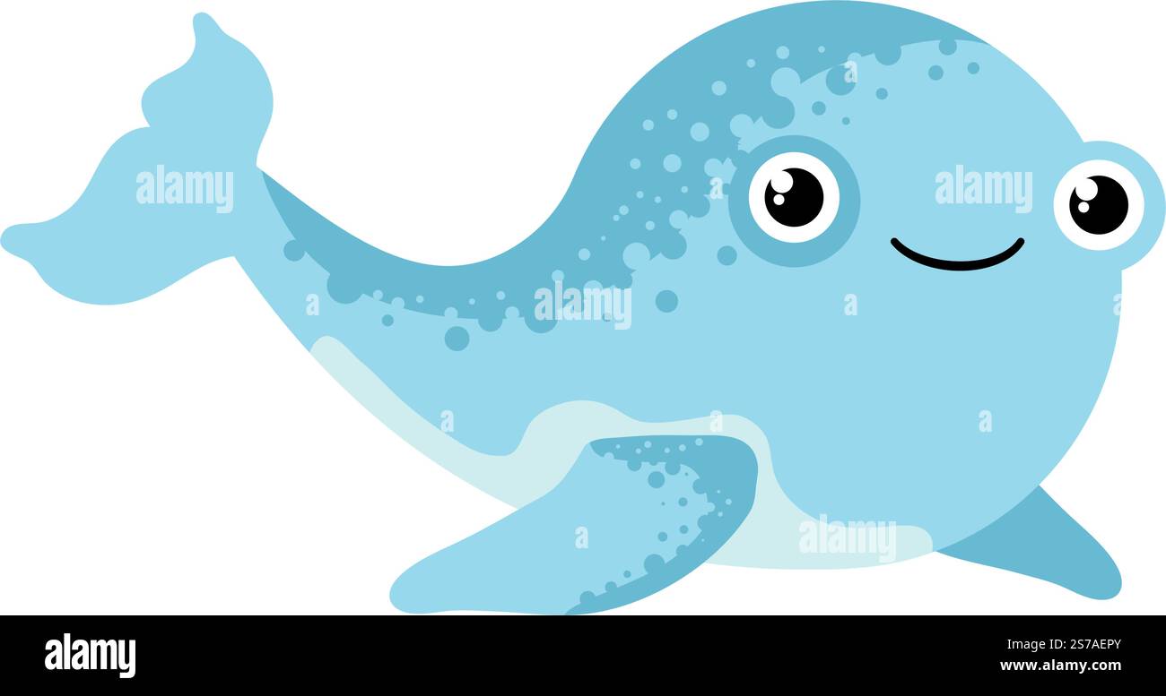 cute whale - vector illustration Stock Vector Image & Art - Alamy