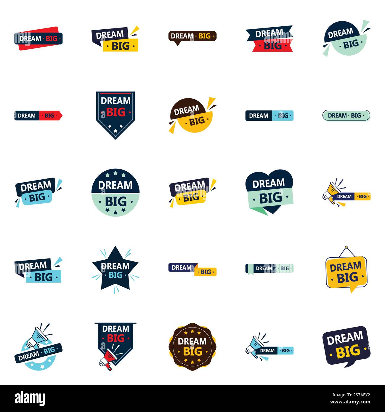 25 Professional Vector Designs for turning dreams into action Dream Big ...