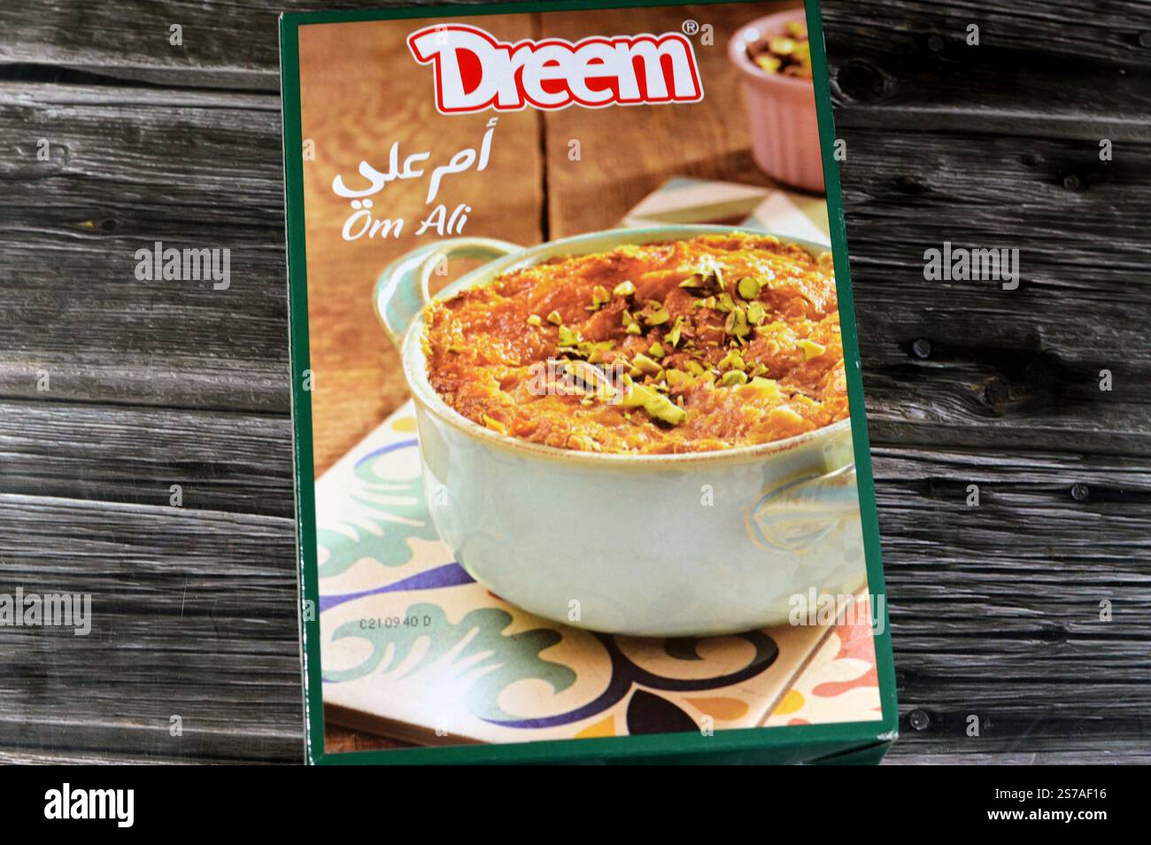 Cairo, Egypt, January 2 2025: Dreem Arabic Egyptian Eastern dessert ...