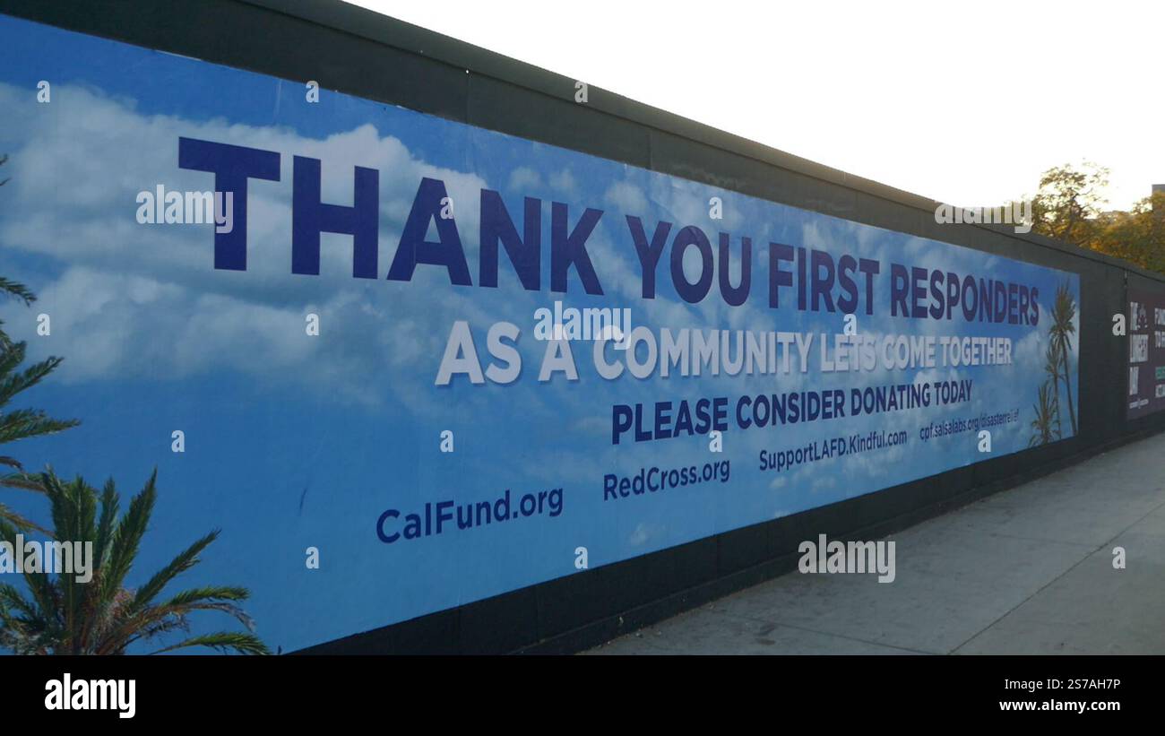 Los Angeles, California USA 17th January 2025 Thank You First ...