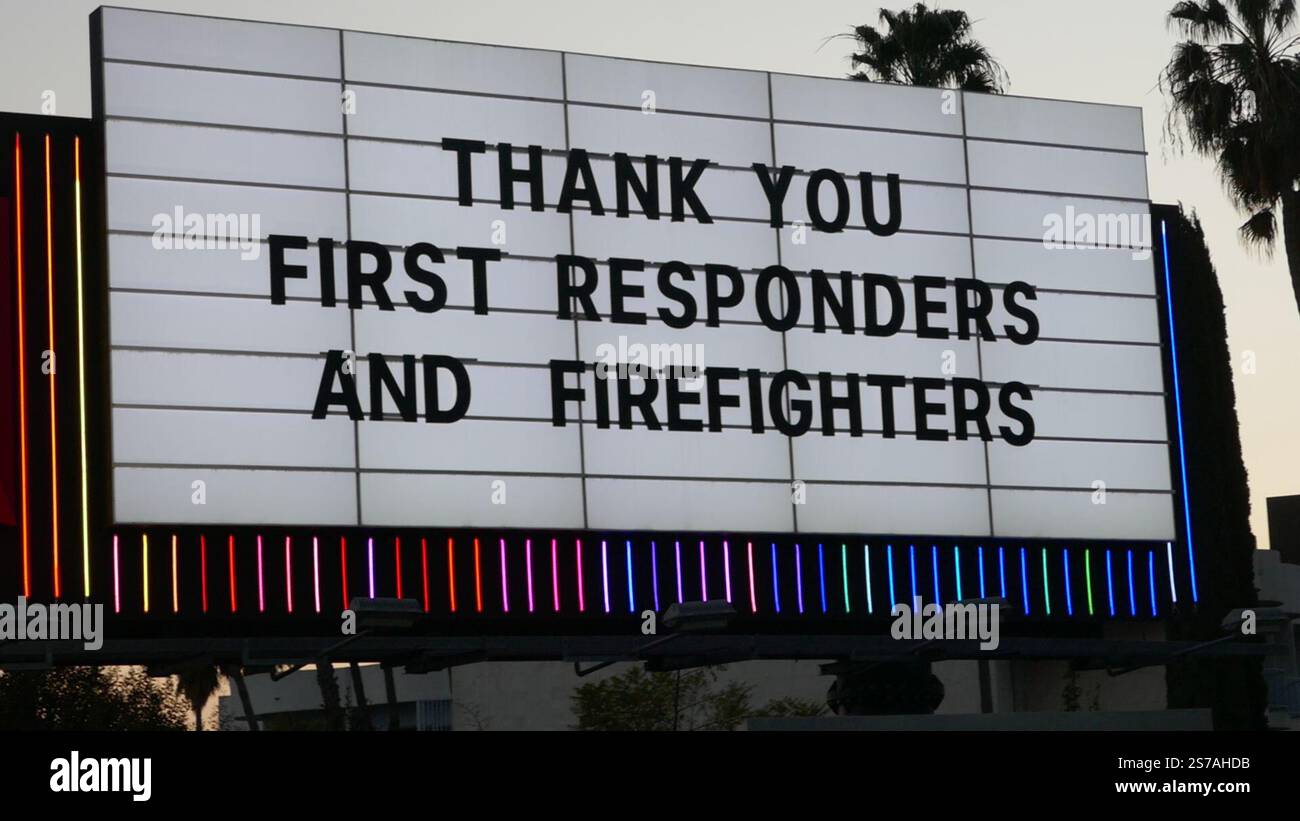 Los Angeles, California USA 17th January 2025 Thank You First ...