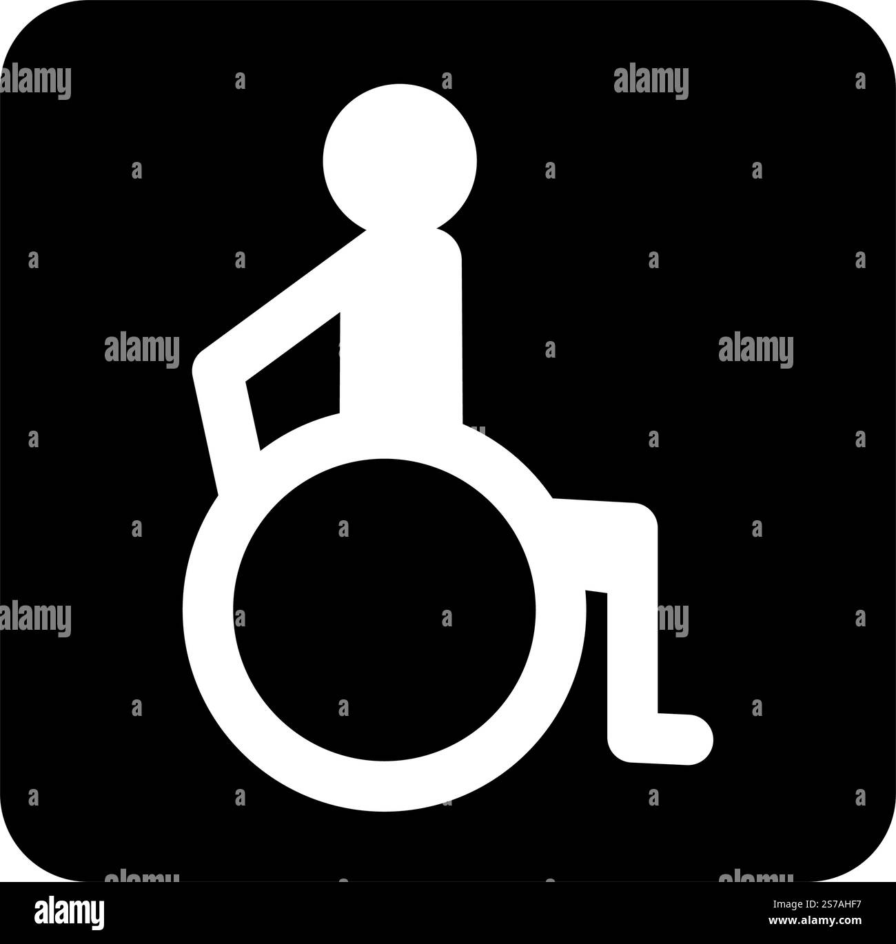 Wheelchair symbol - vector icon Stock Vector Image & Art - Alamy