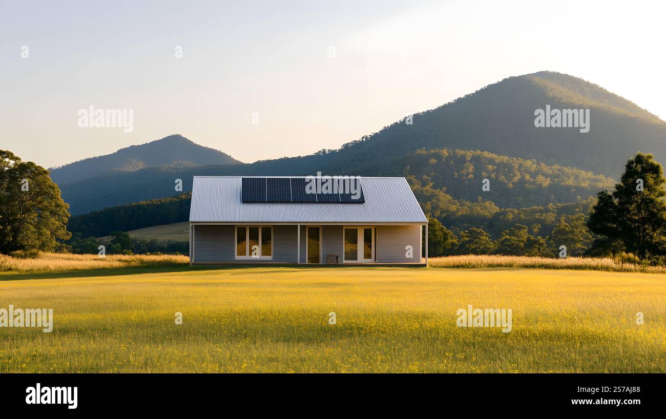 Solar-Powered Mountain Lodge Blending Seamlessly with the Natural ...