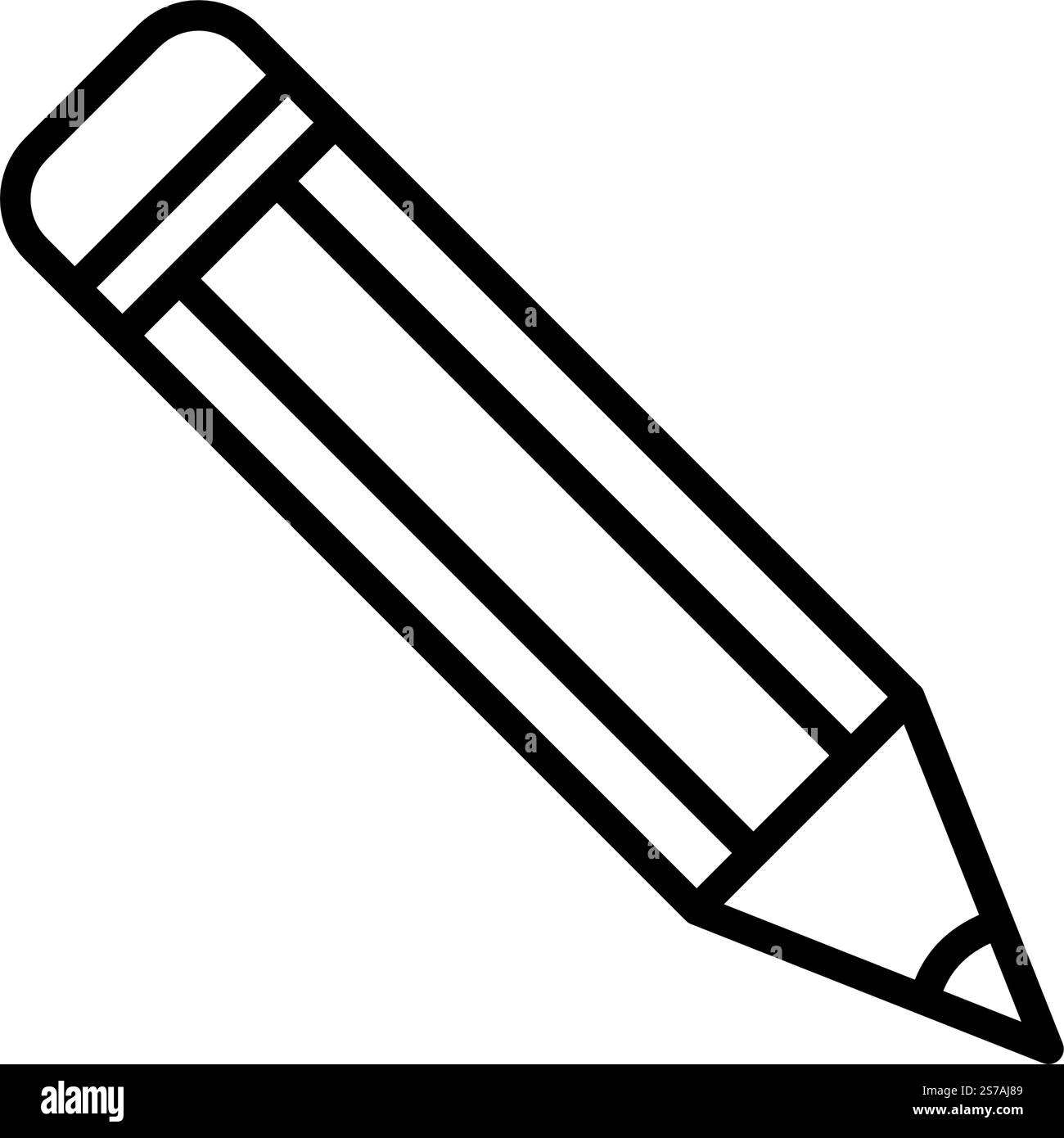 illustration of a pencil Stock Vector Image & Art - Alamy