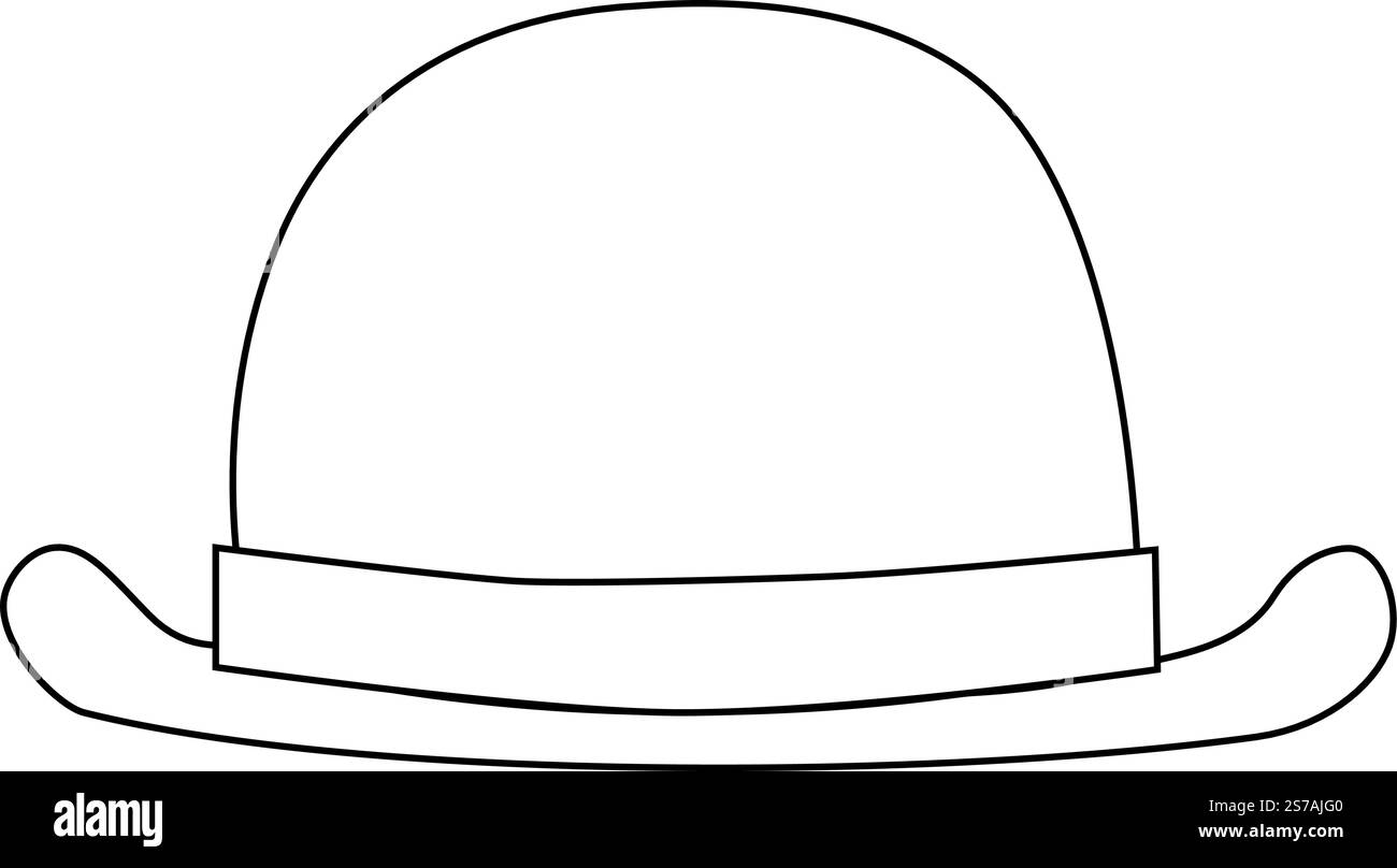 Graphic line Hat line Icon set Vector Template Flat Design isolated on ...