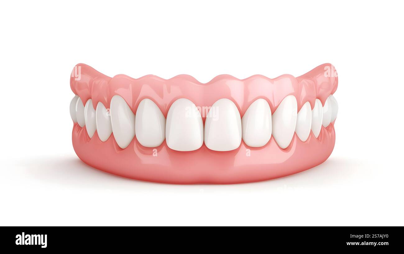Detailed of Healthy Gums and Teeth with Pink Tones for Periodontal Care ...