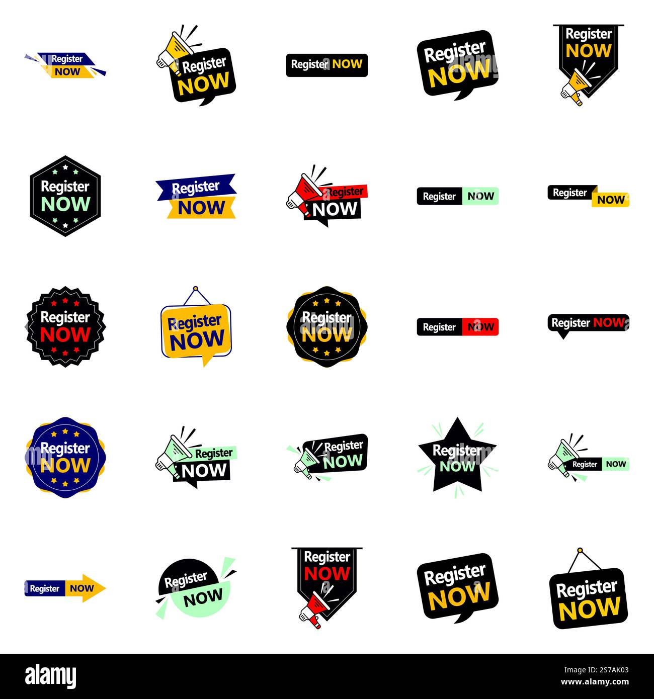 Register Now 25 Eye catching typographic designs to motivate ...