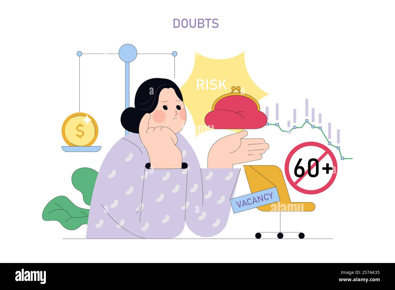 Pension age change Stock Vector Images - Alamy