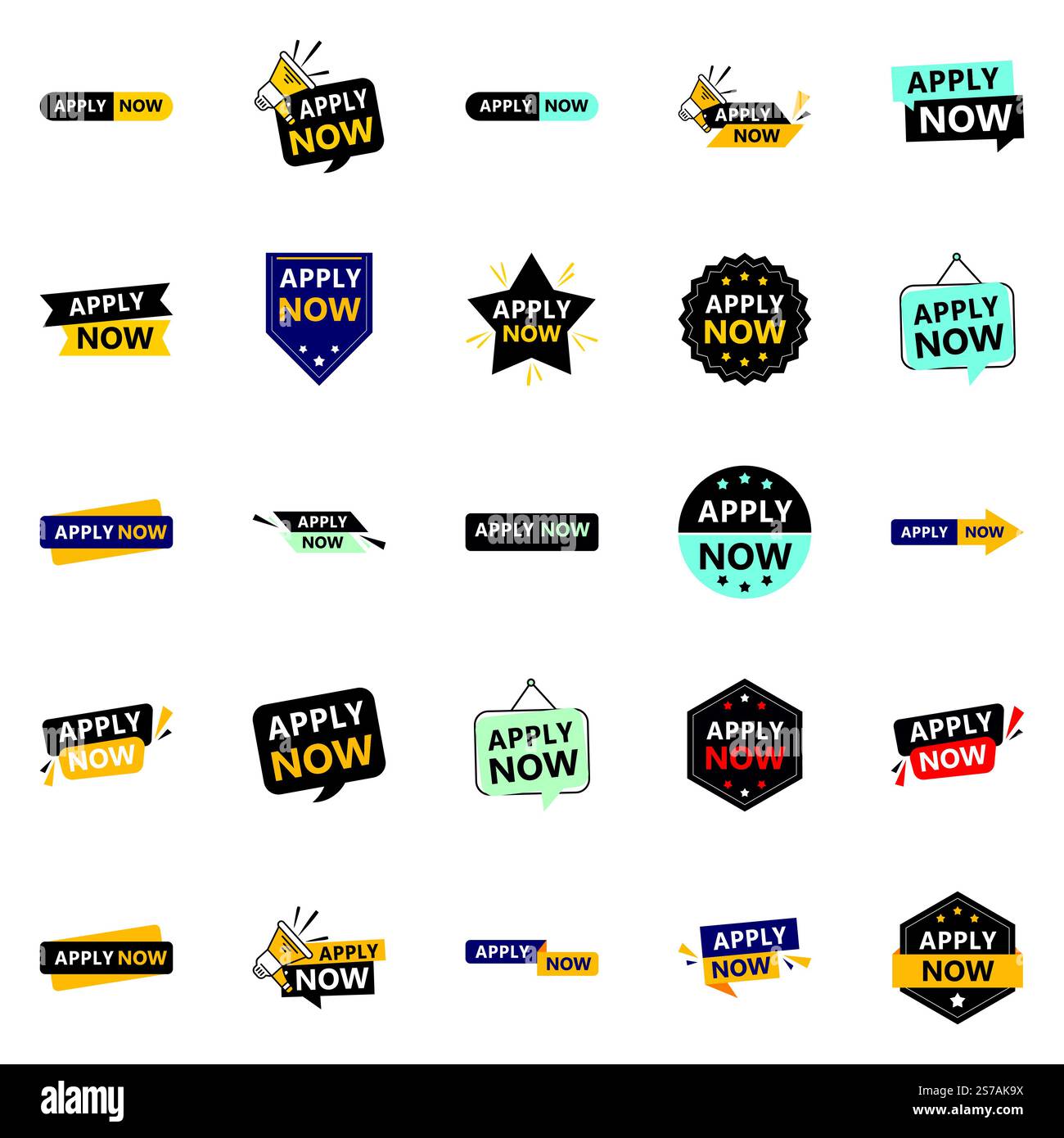 25 Professional Apply Now Banners to Elevate Your Brand Stock Vector ...