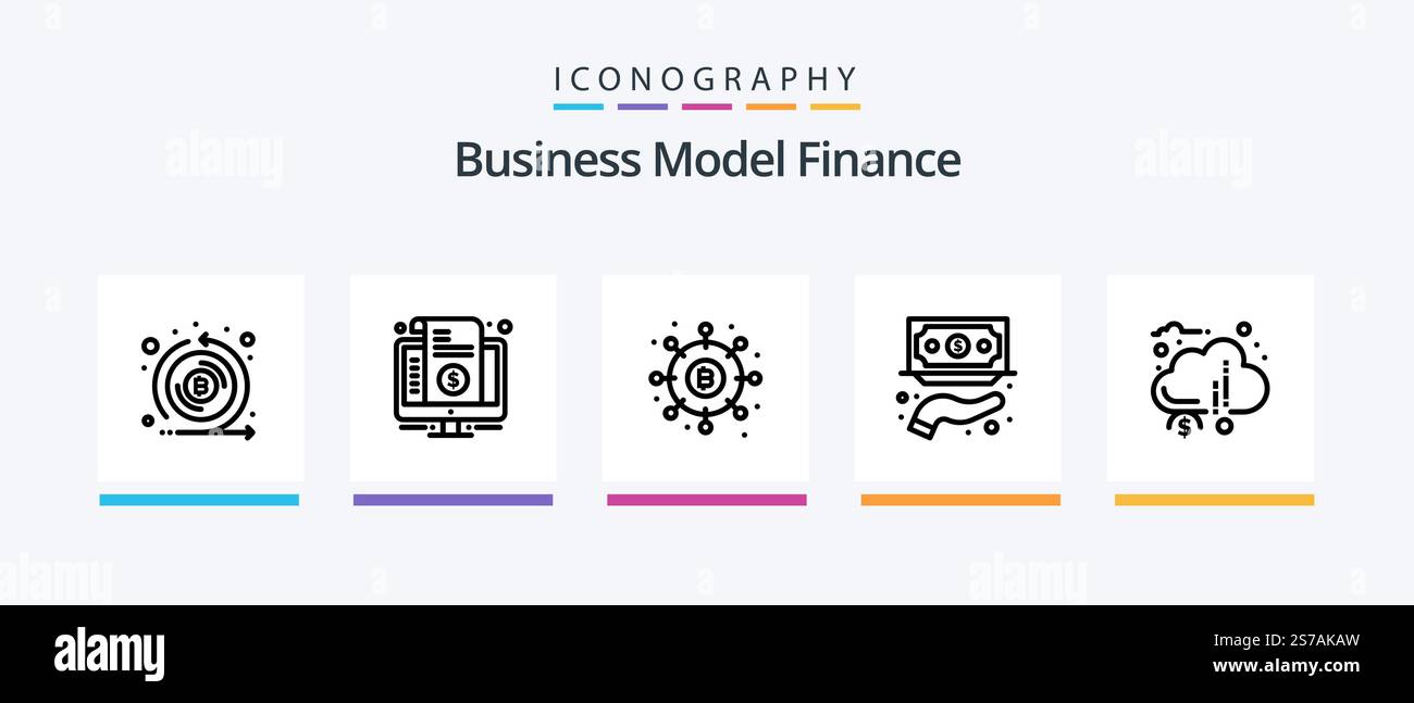 Finance Line 5 Icon Pack Including loan. finance. private. payment ...