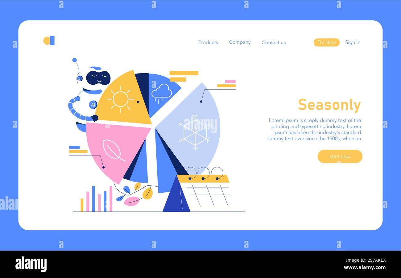 Weather forecasting technology concept. Blue AI robot analyzing climate ...