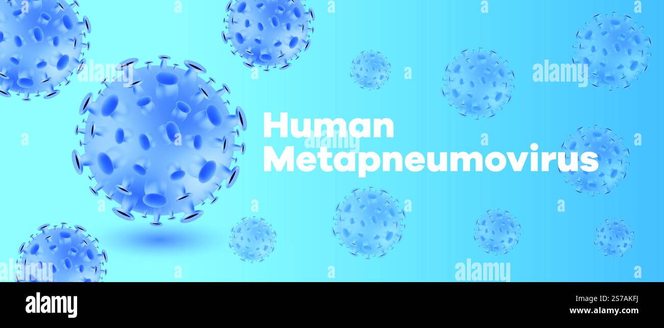 HMPV Virus Banner Template. Human Metapneumovirus Poster. hMPV Virus ...