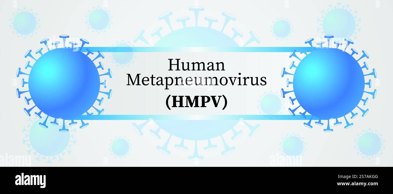 HMPV Virus Banner Template. Human Metapneumovirus Poster. hMPV Virus ...