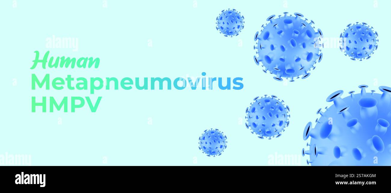 HMPV Virus Banner Template. Human Metapneumovirus Poster. hMPV Virus ...