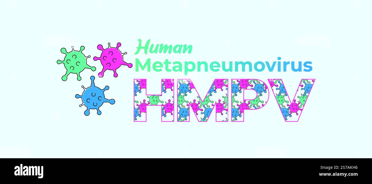 HMPV Virus Banner Template. Human Metapneumovirus Poster. hMPV Virus ...