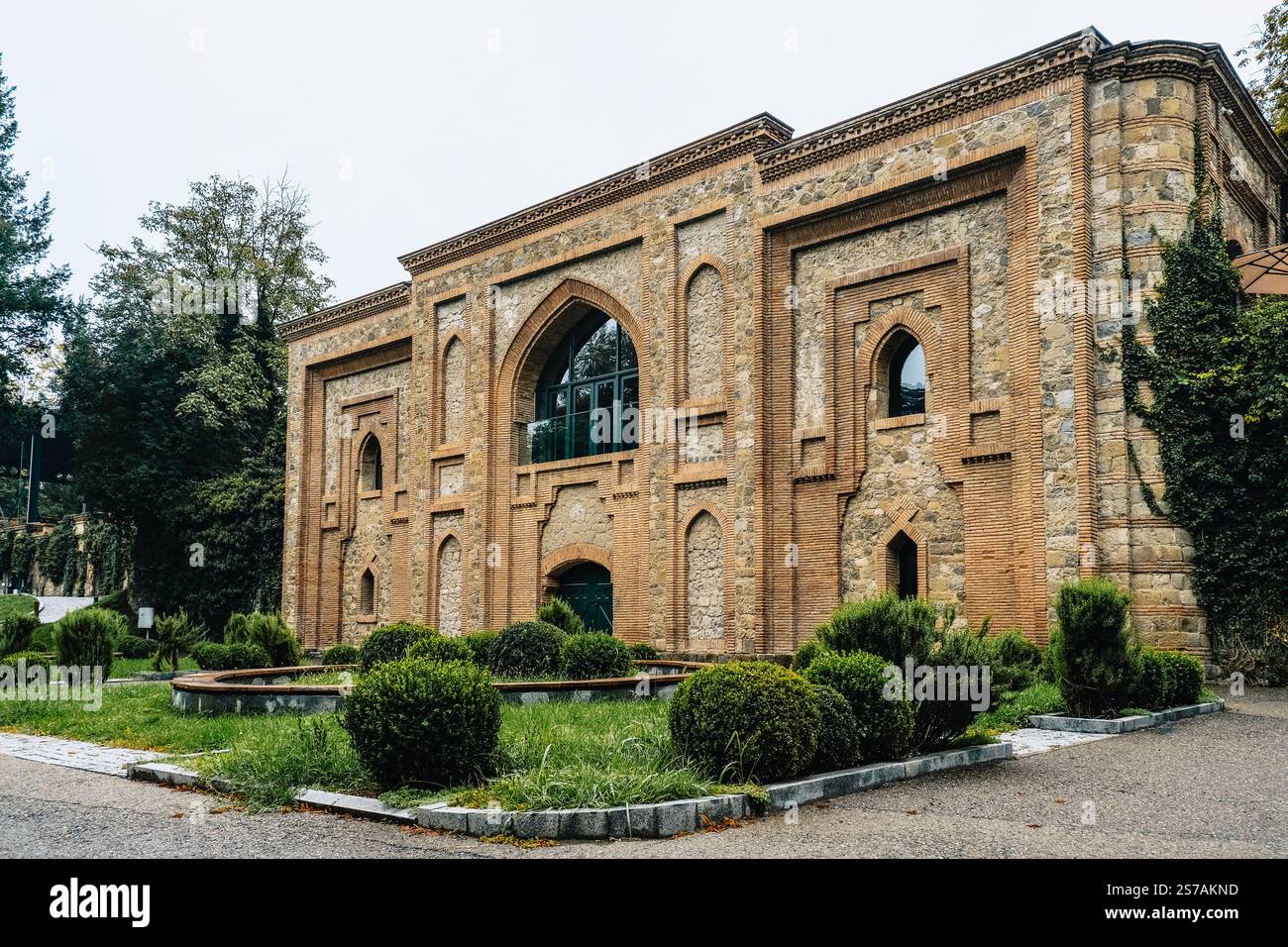 Facade of a restored building part of the Radisson luxury hotel located ...