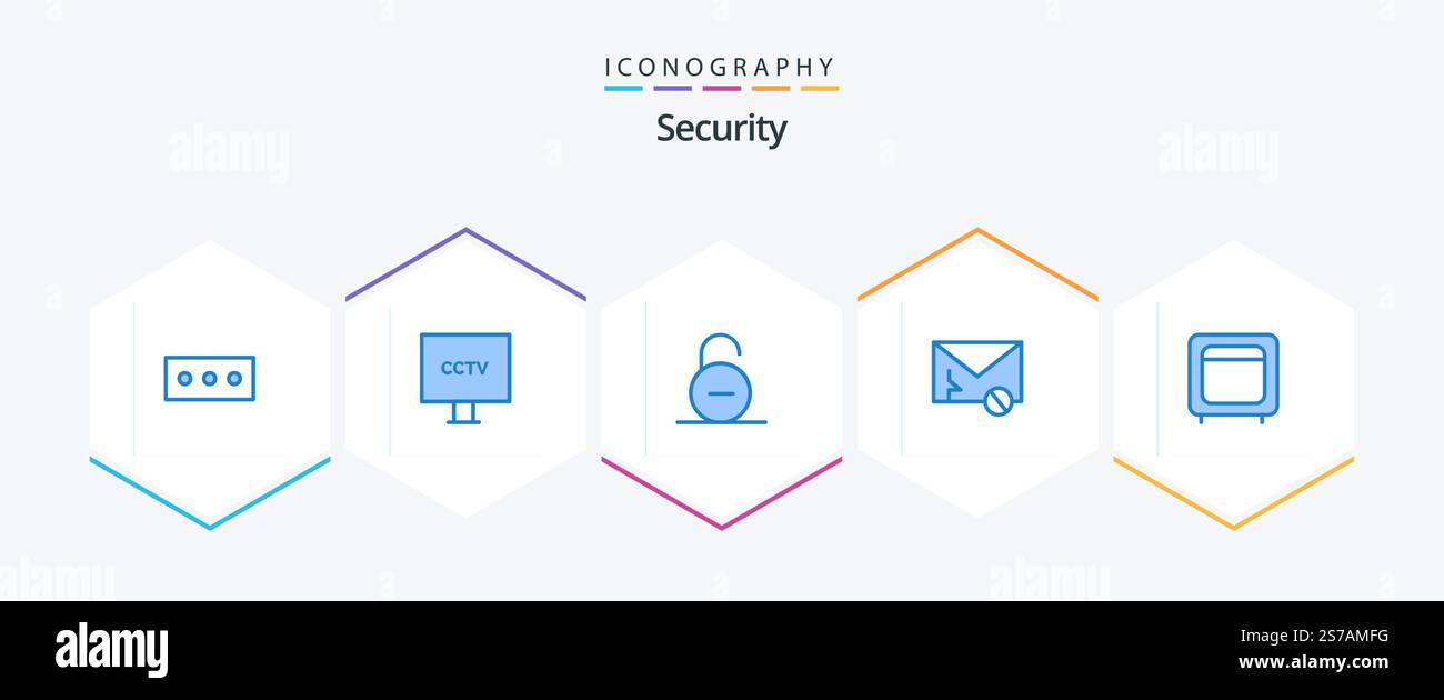 Security 25 Blue icon pack including bank. sms. padlock. message ...