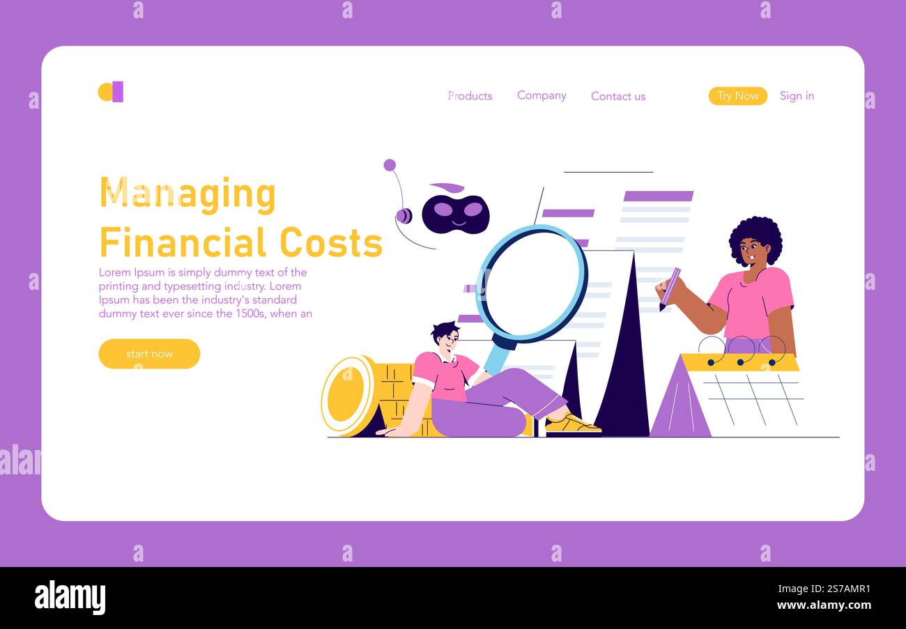 Financial Management concept. Strategic analysis of expenses in the ...