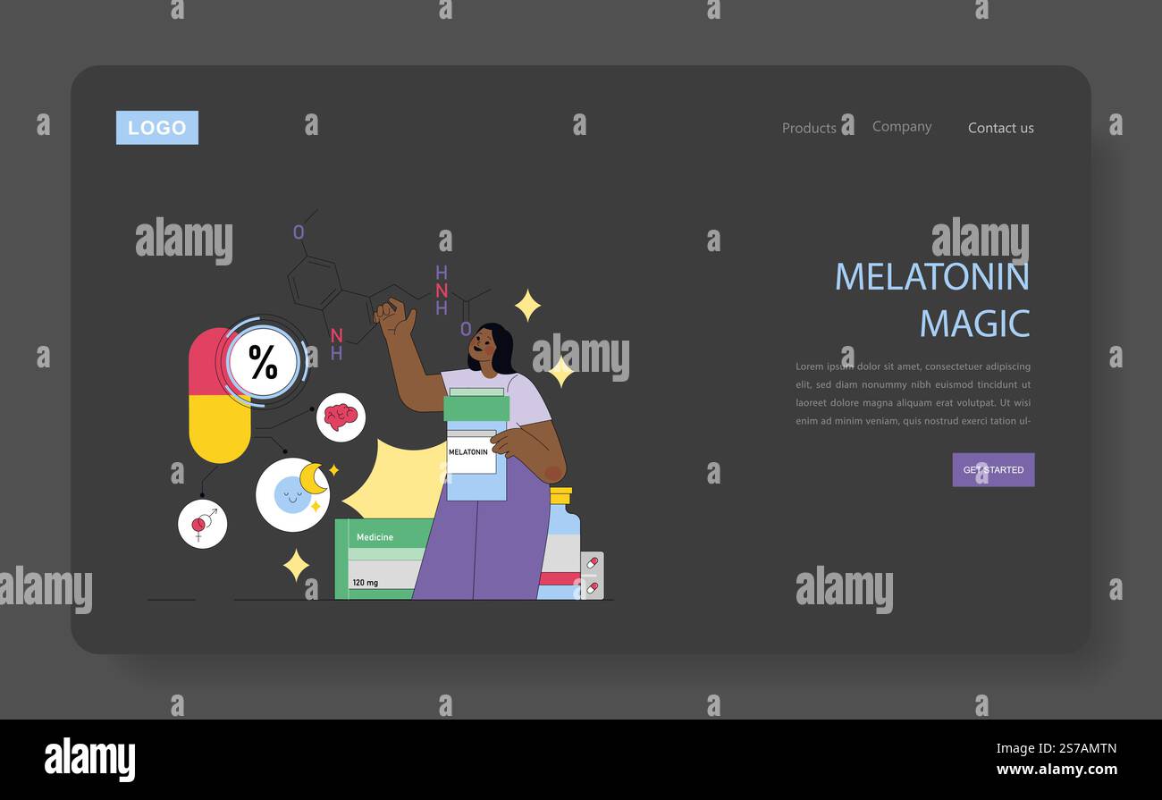 Sleepmaxxing concept. An engaging illustration of a person promoting ...